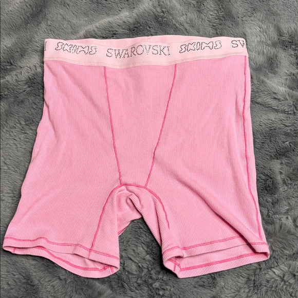 SKIMS | Intimates & Sleepwear | Swarovski Crystal Skims Pink Boxers Med ...